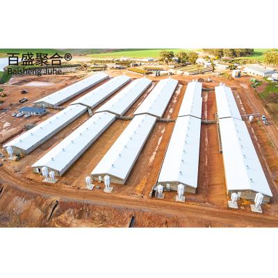 China Q235 Low Carbon Steel H Beam Structure for Steel Structure Piggery Hog House for sale