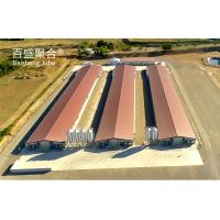 China ISO9001 2008/CE/BV Certified Steel Frame Chicken Farm for Open Side Poultry Shed Type for sale