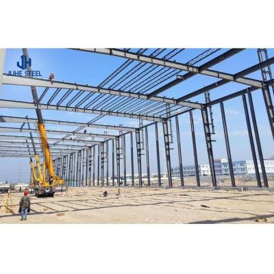 China Prefab Modular Steel Structure Metal Warehouse Building Construction Materials Workshop for sale