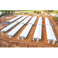 China Hot Dip Galvanised Steel Cow Goat Horse Arena Cattle Sheep Shed for Poultry Farming for sale