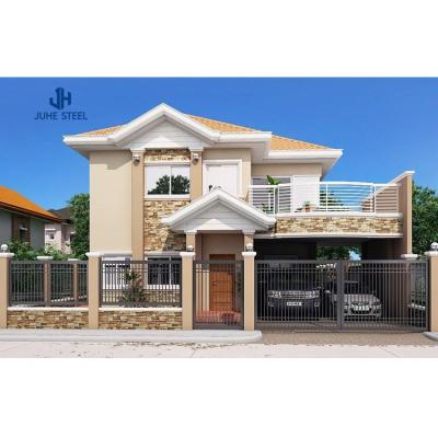China Customized Prefabricated Steel Structure Two Story Hotel Building Construction for sale
