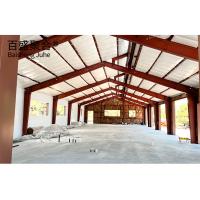China Commercial Shed Red Iron Steel Building Kits Low Carbon Steel Q235 Q345 for sale