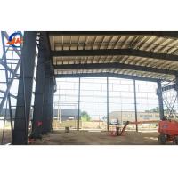 China Steel Structural Fabrication Construction Galvanized Wide Span Prefab Hanger Warehouse for sale