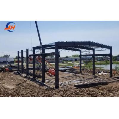 China Long-span Grid Structure Prefab Building Materials for House Construction Storage Shed for sale