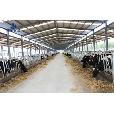 China Solid H-shape Steel Beam Main Frame for Prefab Steel Pig House and Livestock Sheds for sale