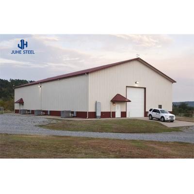 China Solid H-shape Steel Beam Livestock Shelter for Live Cattle and Goat Shed Solution for sale