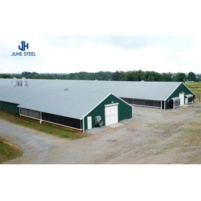 China Single Steel Sheet Farm Steel House for Livestock Shelter in Agricultural Metal Buildings for sale