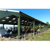 China Customized Color Light Steel Structure Goat Farm House Sheep Shed Cattle Farm Cow Shed Construction for sale