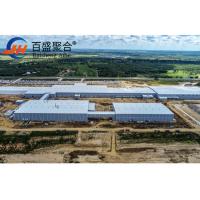 China Long-span Grid Structure Steel Workshop for EPS Sandwich Panel Custom Material Building for sale