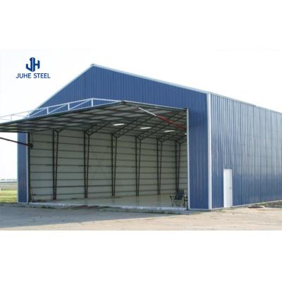 China Affordable Prefab Steel Structure Aircraft Hangar with ISO9001 2008/CE/BV Certificate for sale