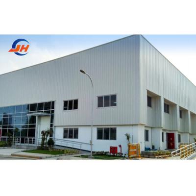 China Insulation Sandwich Panel Wall Roof Prefabricated Hall Building Metal Warehouse Workshop for sale