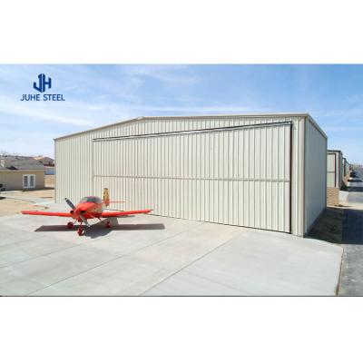 China Prefabricated Steel Structure Airport Hangar with High Wind Load Tolerance of 200 Km/h for sale