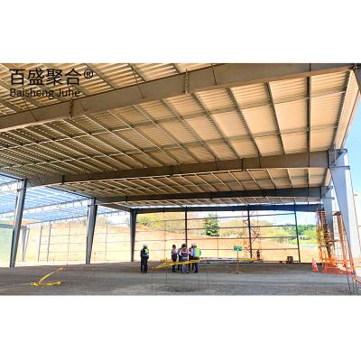 China Solid H-shape Steel Beam Prefabricated Metal Warehouse Workshop for Your Requirements for sale