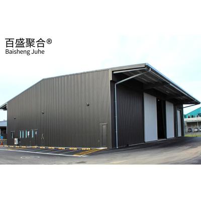 China Industrial Warehouse Prefabricated Steel Structure Iron Car Shed OEM ODM for sale