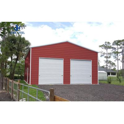 China Solid H-shape Steel Beam Prefabricated House Portable Folding Car Garage Prices Carport for sale