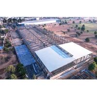China Decoiling Service Q235B/Q345B Low Carbon Steel Prefabricated Steel Commercial Building for sale