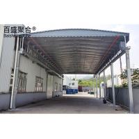 China Customizable Light Movable Electric Sliding Shed Roof Hanging Tent for Mobile Channel for sale