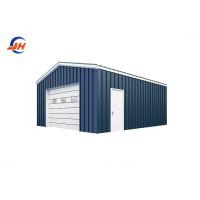 China Main Structure Section Coulmn Steel Frame Workshop for Green Color Garage in Prefab for sale