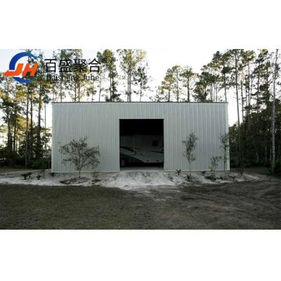 China Q235B/Q345B Low Carbon Steel Steel Structural Steel Frame Workshop for Vehicle Garage for sale