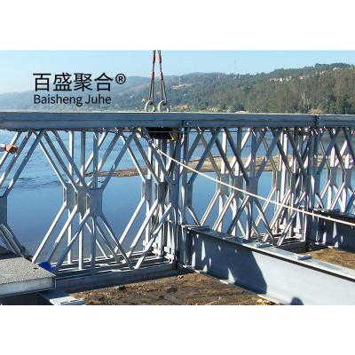 China Steel Truss Frame Bridge Modular Prefab Portable HD200 With Total Length Of 15m-60m for sale