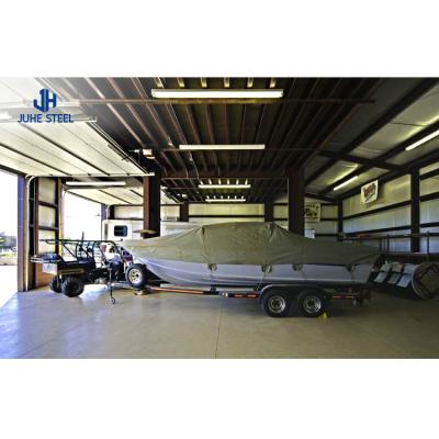 China Solid H-shape Steel Beam Main Frame Prefab Car Shelter Garage Tent for Storage Shed for sale