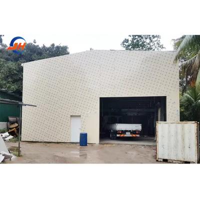 China Steel Structural Fabrication Construction Application Fields Prefabricated Car Garage for sale