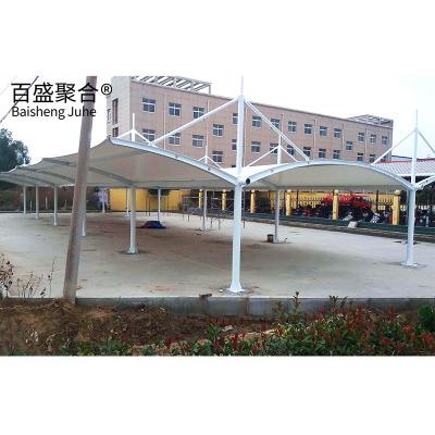 China Customizable Steel Tube Garage Prefab Metal Carport Building according to Customer Require for sale