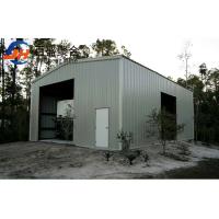 China Metal Prefabricated Steel Structural Warehouse Building Design With Sliding Door Prices for sale