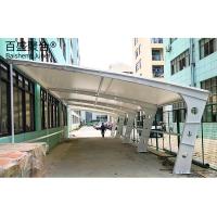 China Mmbrane Fabric PVDF/PTFE Sail Finishing Steel Metal Carport Canopy for sale