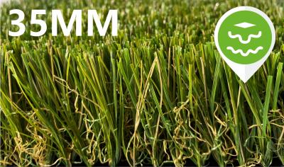 China 35mm Height PE Garden Artificial Grass Indoor Landscape Synthetic Turf Lawn for sale