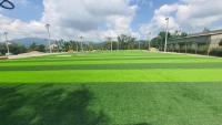 China Brasion Resistant 45mm Synthetic Football Grass Fake Soccer Turf Carpet for sale