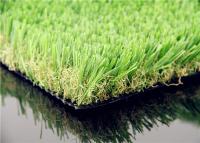 China Decorative Garden Artificial Turf False Grass Lawns 16800 Stitches / Square Meter Density for sale