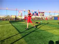 China Decorative Playground Synthetic Grass Indoor / Outdoor High Elasticity for sale