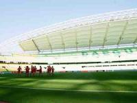 China Pile Height 50MM Football Artificial Turf False Grass Lawns Latex Coating for sale