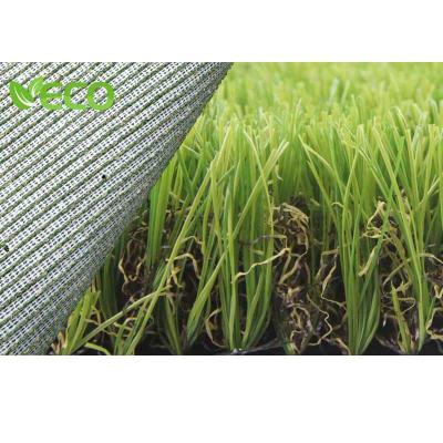 China Natural Looking Commercial Artificial Turf Rug Synthetic Grass Lawn Eco Backing Recyclable for sale