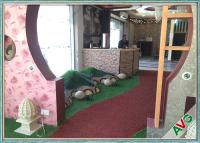 China Special C Shape Soft Gentle Outdoor Artificial Grass Decoration Fake Turf for sale