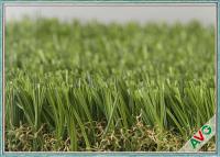 China Anti - UV Roof Landscaping Artificial Grass S Shape Monofil PE + Curly PPE for sale