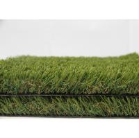 China 2'' Diameter Garden Artificial Grass Flat Wave Monofilament Yarn Shape for sale