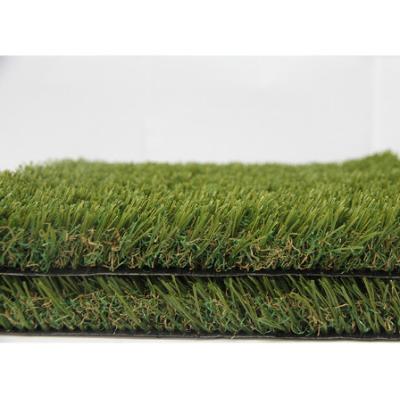 China 2'' Diameter Garden Artificial Grass Flat Wave Monofilament Yarn Shape for sale