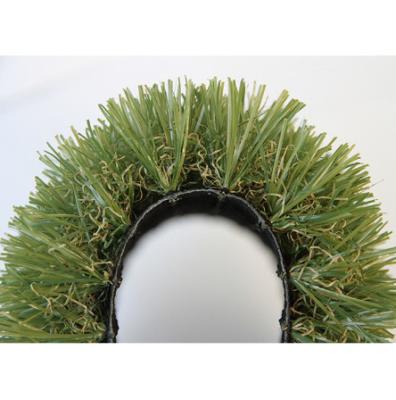 China Green Carpet Roll Garden Artificial Grass 60mm Height Wide Wavy Matte for sale