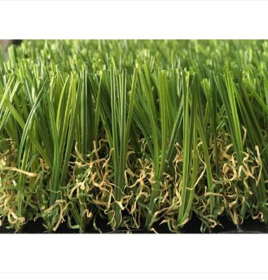 China SGS 50mm Diameter Fake Garden Grass C Shaped Structure for sale