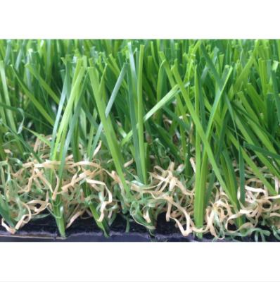 China W Shaped Yarn Garden Artificial Grass Fake Lawn Turf  With SBR Latex Coating for sale