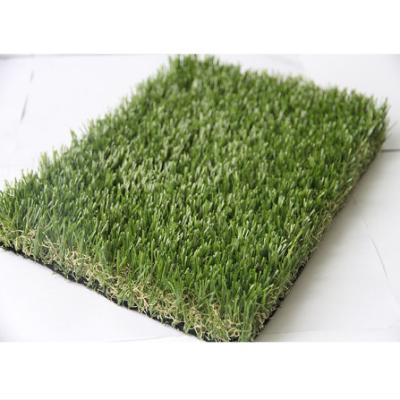 China Curved Wire Artificial Grass Carpet Roll For Landscaping No Glare for sale