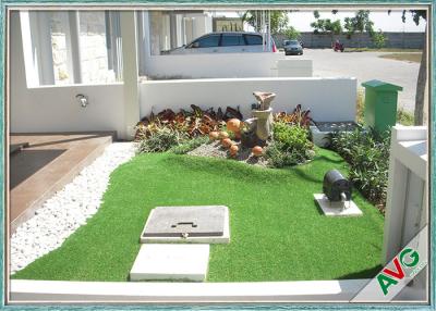 China Fullness Surface Emerald Green Artificial Grass Turf For Outdoor Landscaping / Garden for sale
