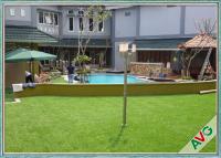 China Unique Decoration Landscape Artificial Grass Monofil PE + Curly PPE Material for sale