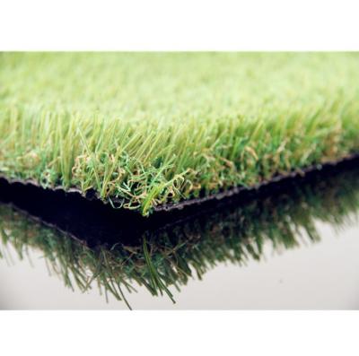 China Lush Green Natural Looking Garden Artificial Grass Turf Carpet 140 Stitches for sale