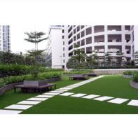 China SGS Cesped Artificial Landscape Turf Grass For Garden Good Resilience for sale