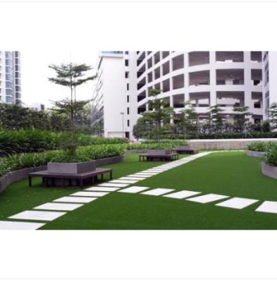 China SGS Cesped Artificial Landscape Turf Grass For Garden Good Resilience for sale
