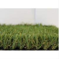 China 4 Tones Garden Artificial Grass PP Cloth Plus Reinforced Net Backing for sale