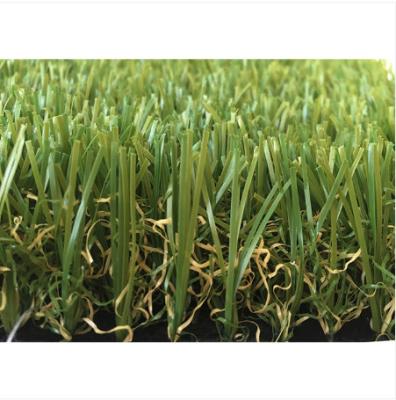 China 1.75 Inch Fake Garden Grass Wavy Monofilament Yarn Shape for sale